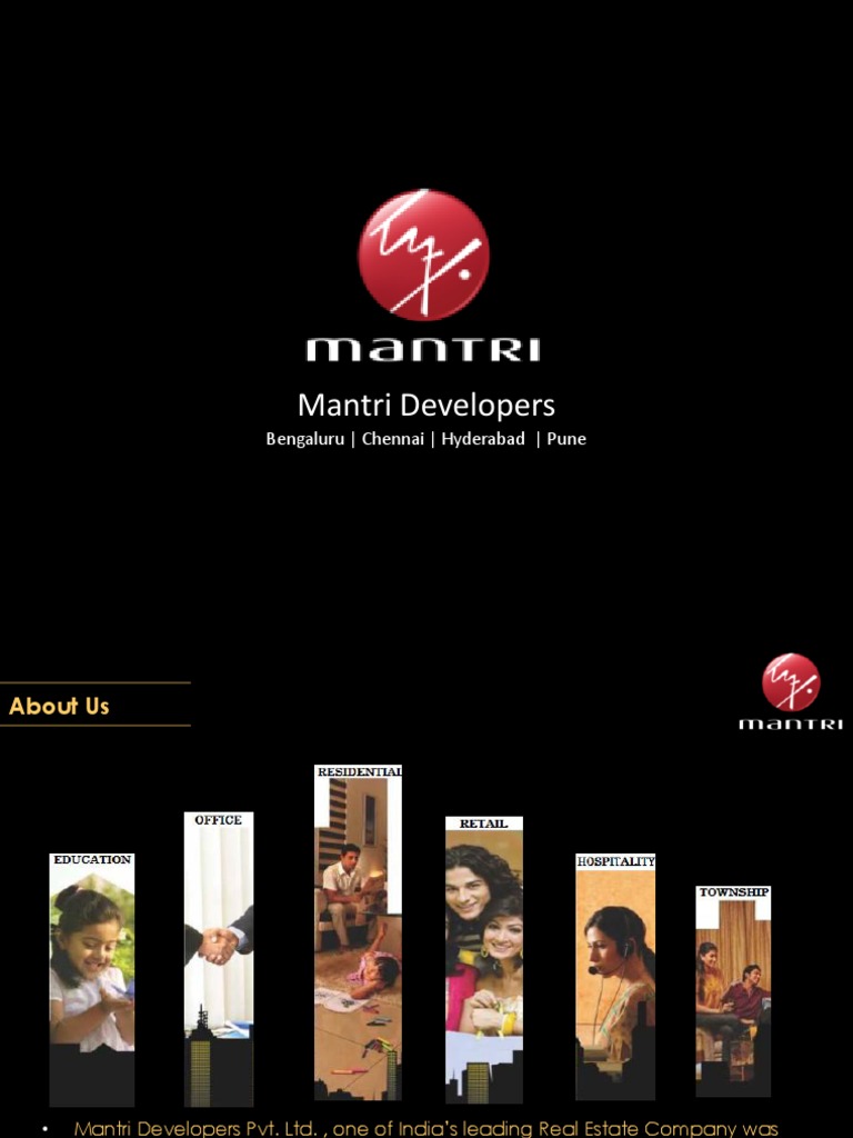 Mantri Developers Bengaluru | Chennai | Hyderabad | Pune | PDF | Sink ...