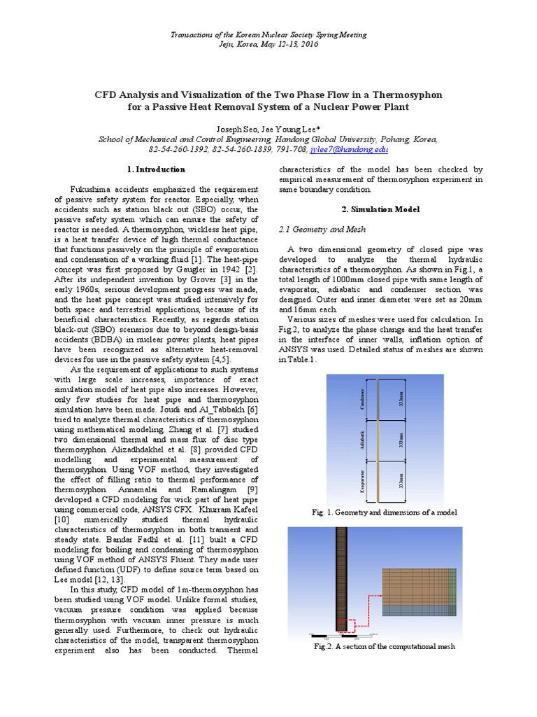 CFD in Nuclear Safety Systems | PDF | Heat | Phase (Matter)