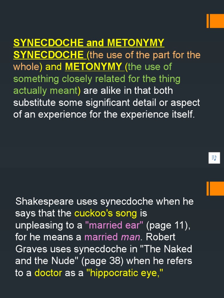 Daffodils and Syndoche and Metonomy | PDF