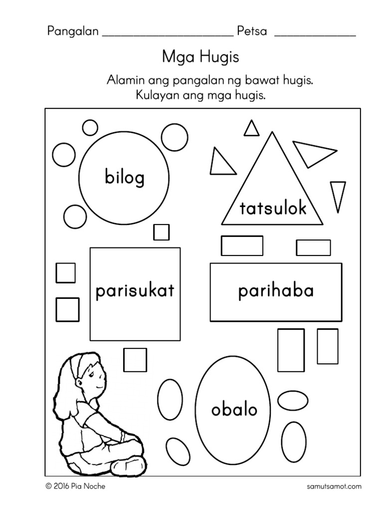 Pagkilala Sa Mga Hugis - 1 1 PDF | PDF