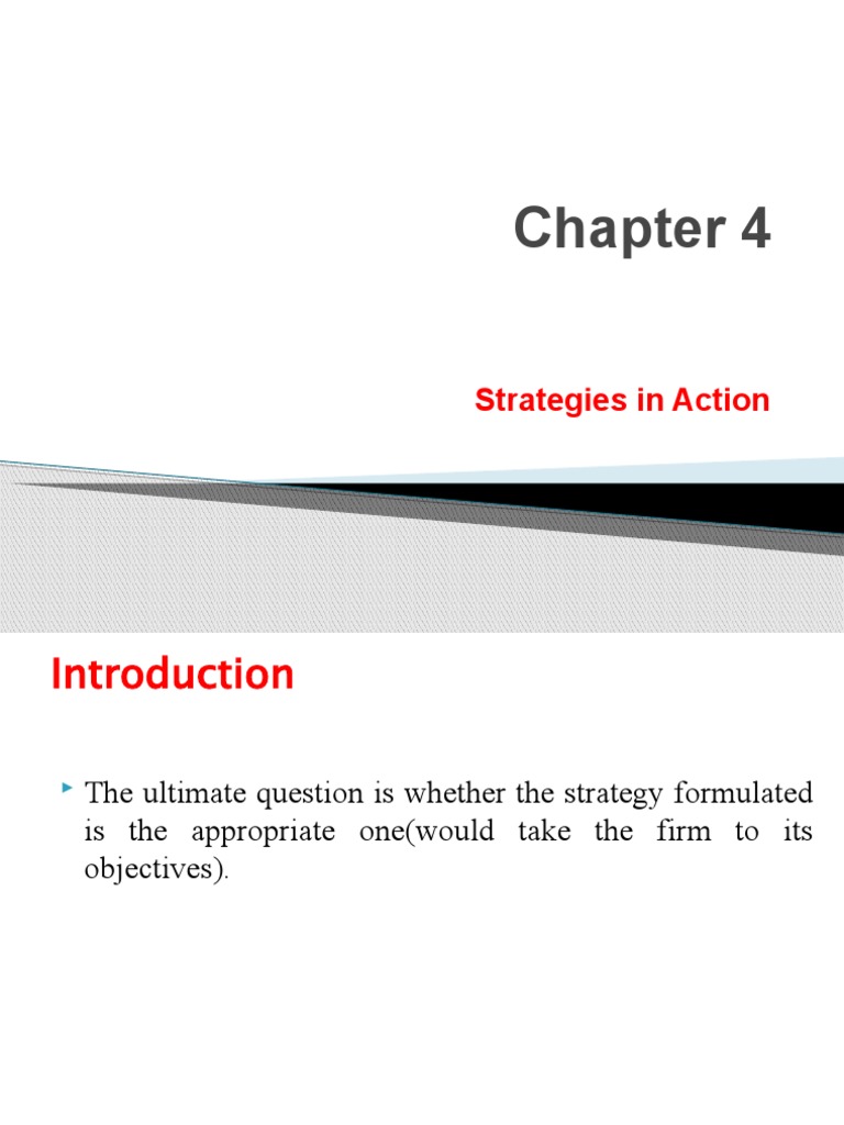 Strategies in Action: 13 Options for Growth and Stability | PDF ...