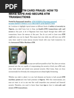Case Study of COSMOS BANK Cyber Attack | PDF | Ransomware | Cybercrime