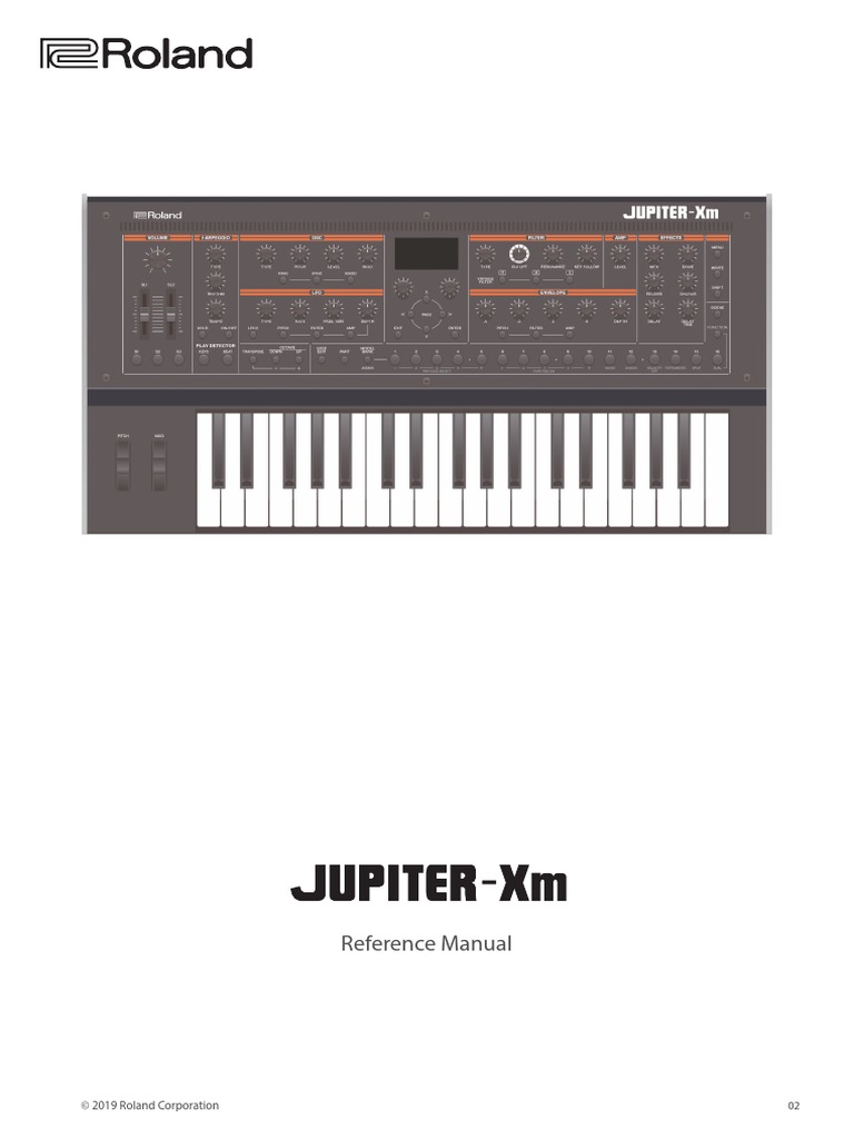 JUPITER-Xm Reference Eng02 W | PDF | Music Technology | Sound Production