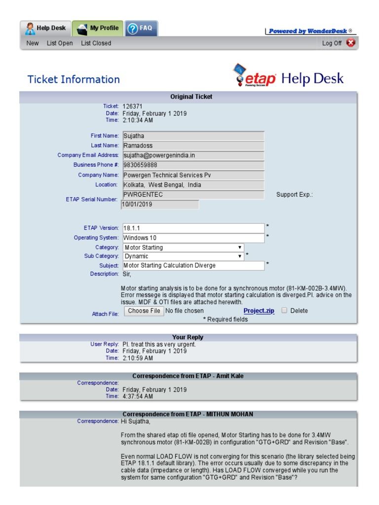 ETAP Help Desk - 01.02.2019 | PDF | File Transfer Protocol | Computer File