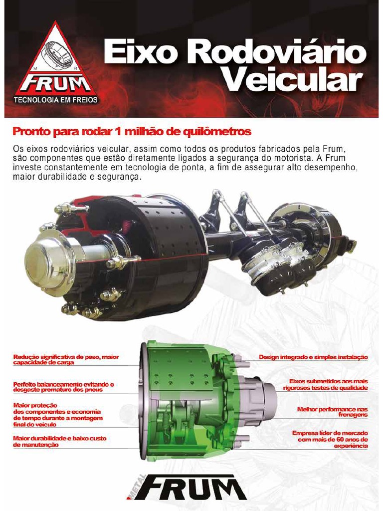 Catalogo Eixo Carreta Frum 2017 PDF | PDF