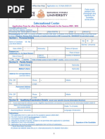 Outgoing Application Form Correct 2022-2023 | PDF