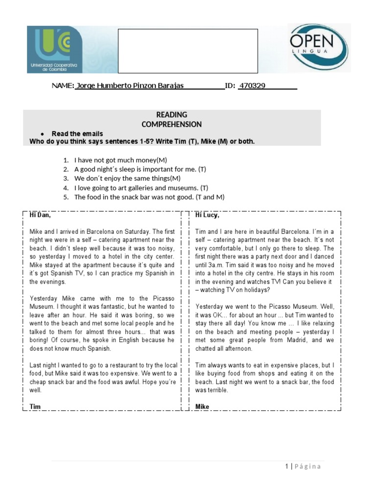 English Final Exam Level III | PDF