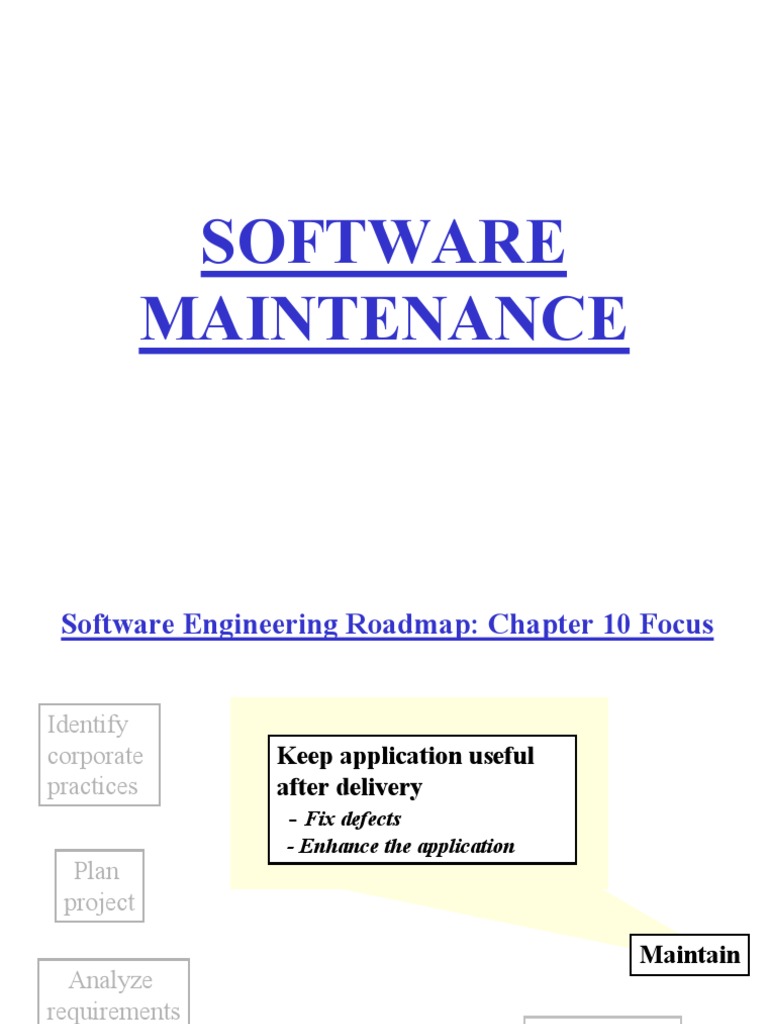 Maintenance | PDF | Object Oriented Programming | Method (Computer ...