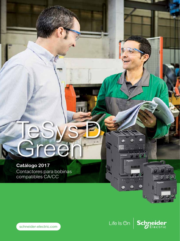 SCHNEIDER Catalogo Contactor Linea D | PDF | Energía y recursos ...