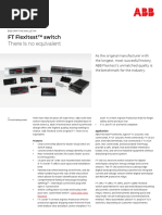 ABB FT Switch Family Brochure | PDF | Electrical Connector | Switch