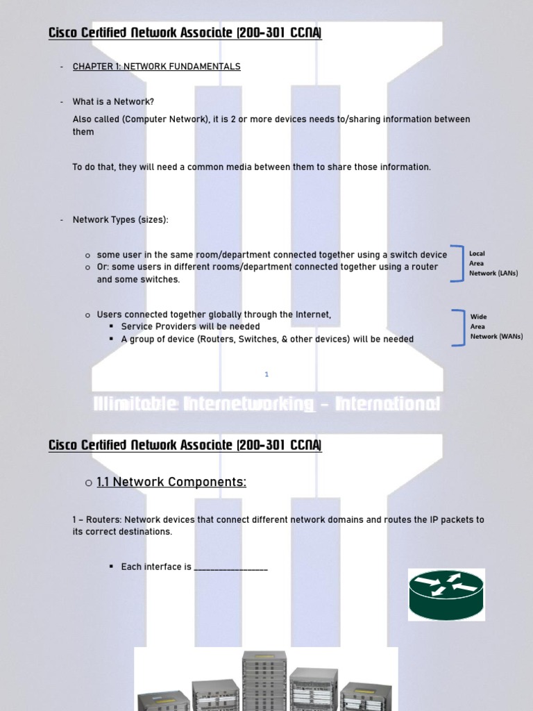 Chapter1 Network Fundamentals | Download Free PDF | Computer Network | Cisco Certifications