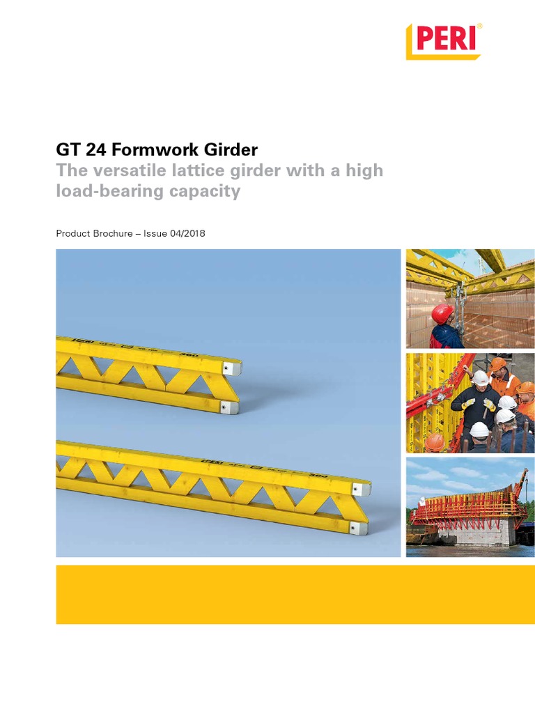 GT 24 Formwork Girder: The Versatile Lattice Girder With A High Load ...