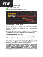 Del Airbag Del B1354 - Código de Falla OBD2 | PDF | Airbag | Ingenieria ...