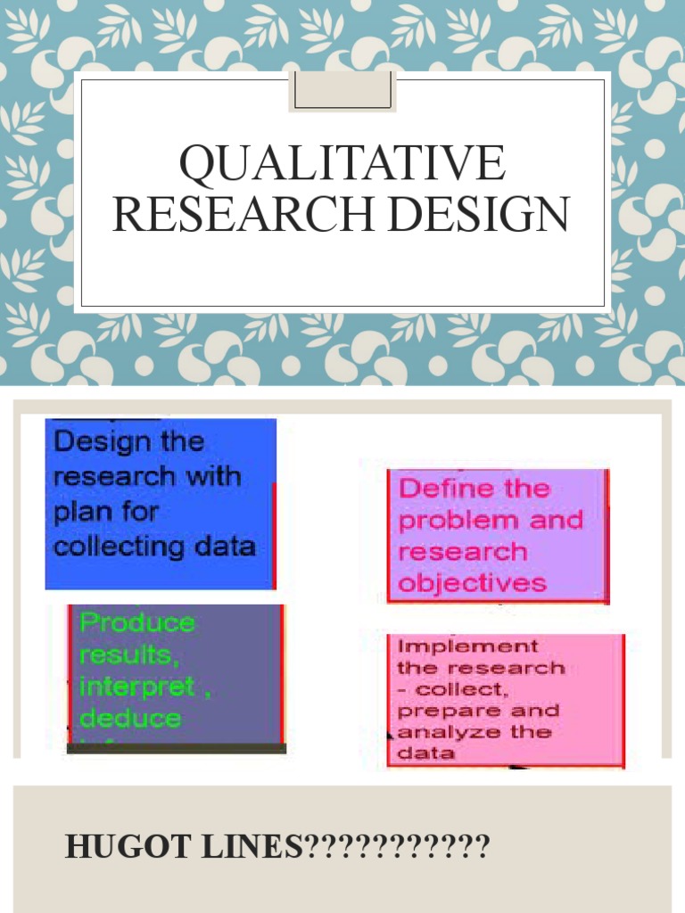 Qualitative Research Design | PDF