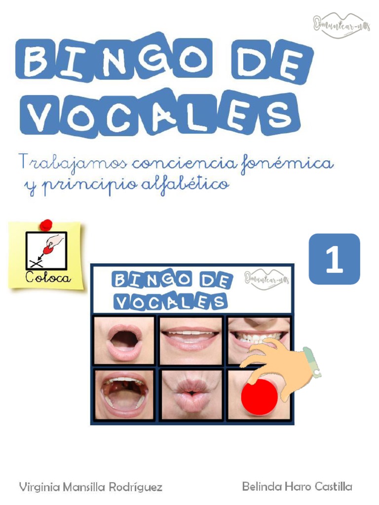 Principio Alfabetico-Conciencia Fonemica Bingos Vocales PDF | PDF ...