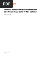Software Installation Instructions For CARESTREAM Image Suite V4MR4P1 ...