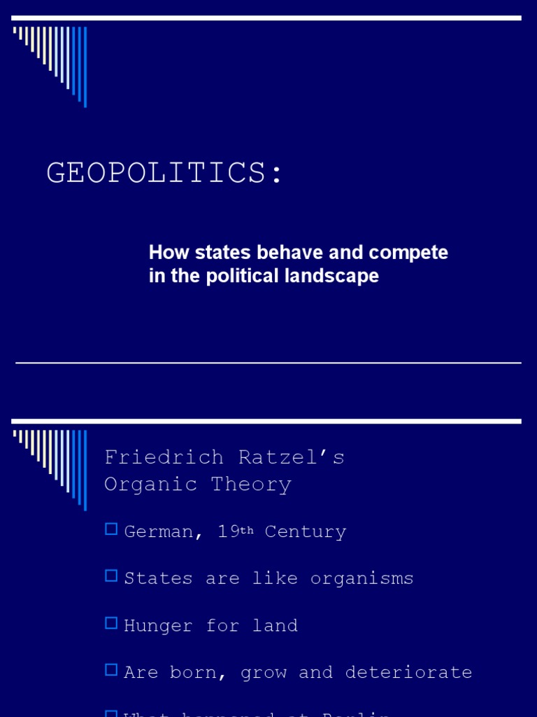 Geopolitics:: How States Behave and Compete in The Political Landscape ...