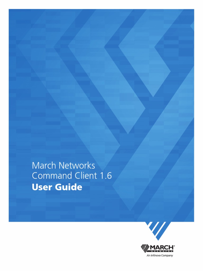 March Networks Command Client 1.6: User Guide | PDF | Public Key ...