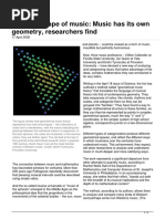 Frequencies of Musical Notes, A4 432 HZ | PDF