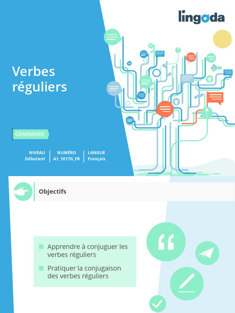 1.conj Regular Verbs | PDF | Verbe | Grammaire