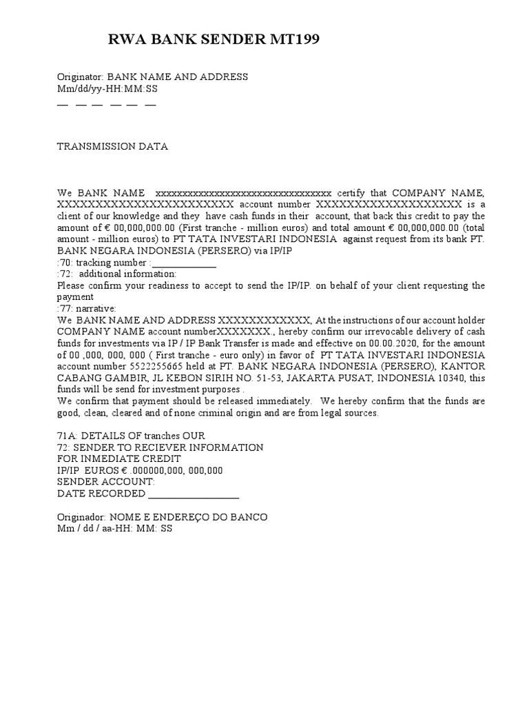 MT 199-Rwa-Ip Ip | PDF | Business | Finance & Money Management