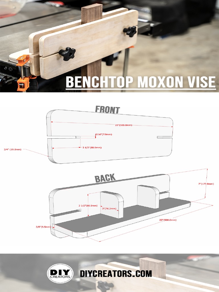 DIY Moxon Vise - DIY Creators 2019 PDF | PDF