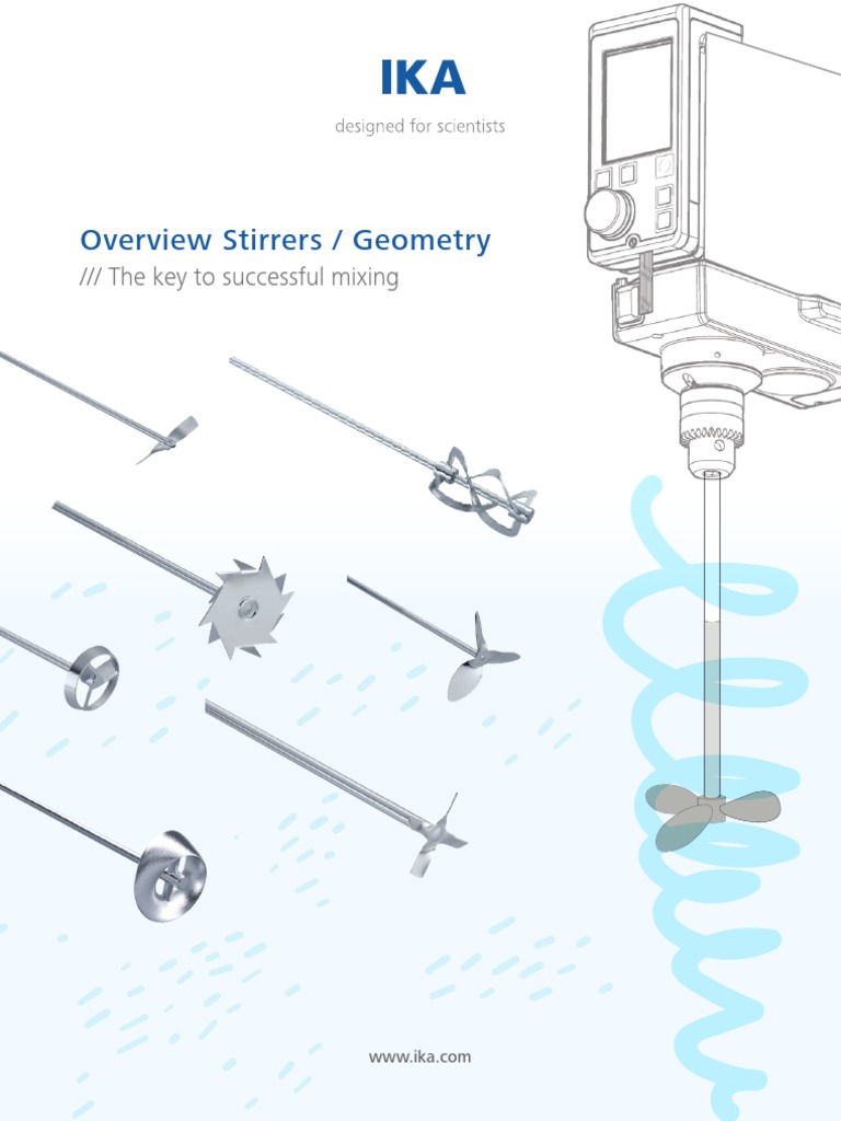 Overview Stirrers / Geometry: /// The Key To Successful Mixing | PDF ...