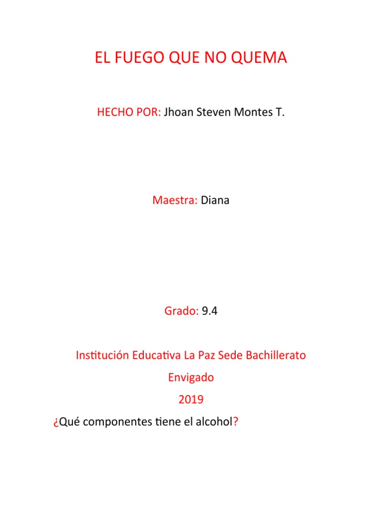 El Fuego Que No Quema (2305843009214441430) | PDF | Incendios | Calor