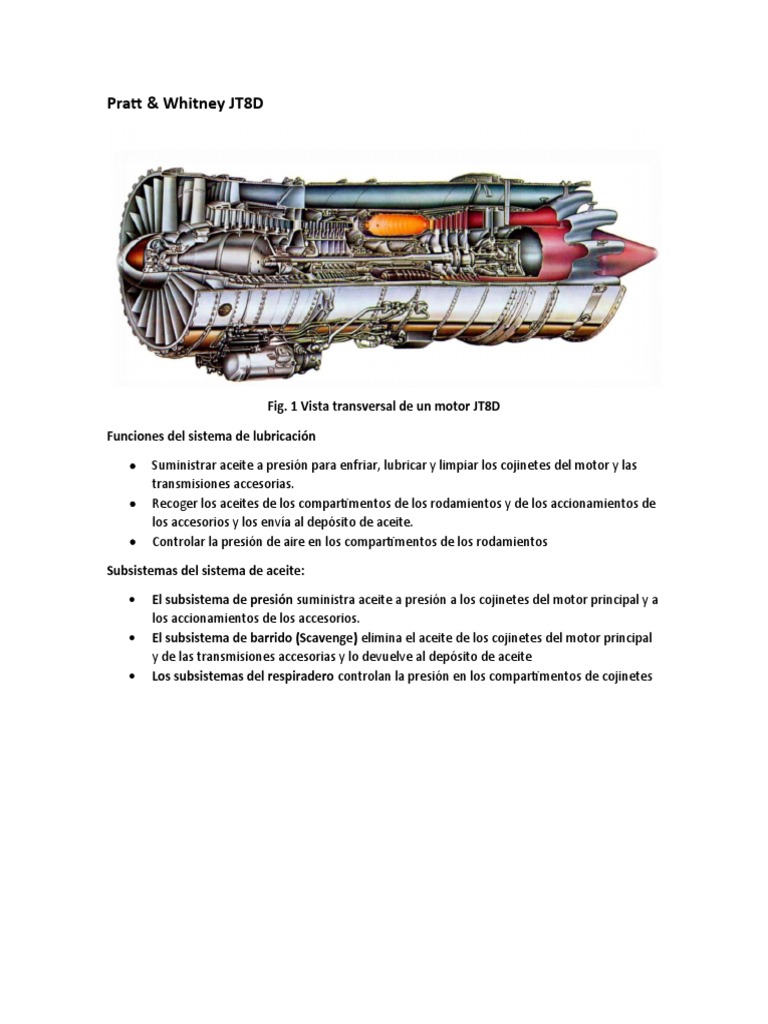 JT8D | PDF | Fabricante Original de Equipo | Bomba