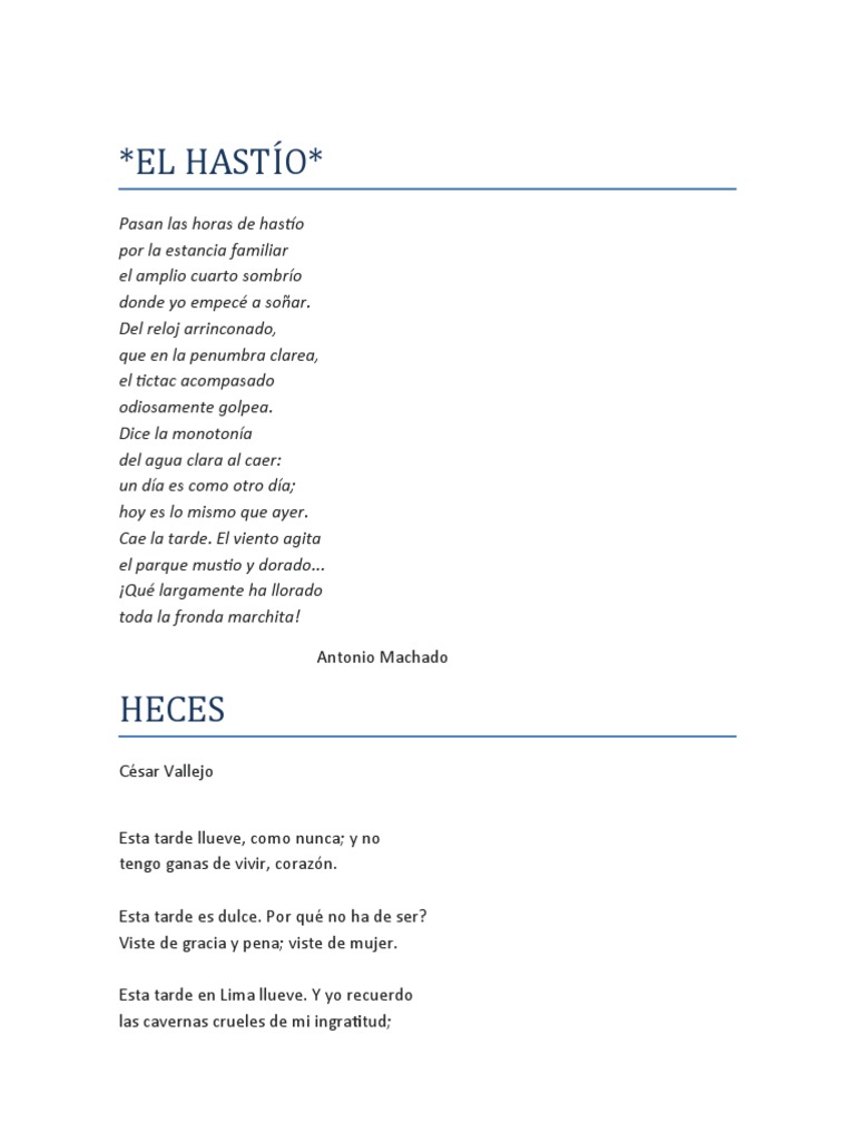 El Hastío | PDF