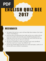 GENERAL KNOWLEDGE QUIZ BEE Practice Test | PDF | Chemical Elements | Metals