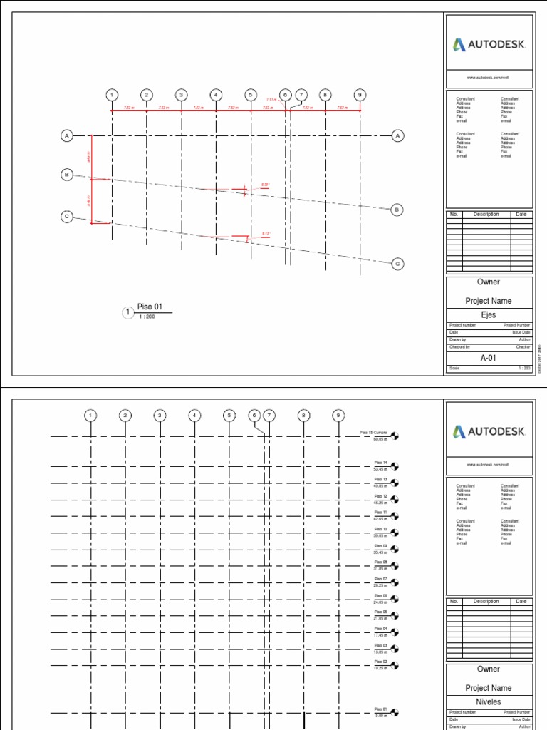 Floor Plans and Elevations for a 15 Story Building | PDF