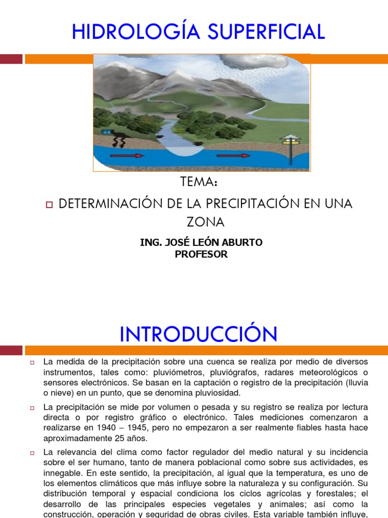 Métodos de Determinación de Precipitación | PDF | Precipitación ...