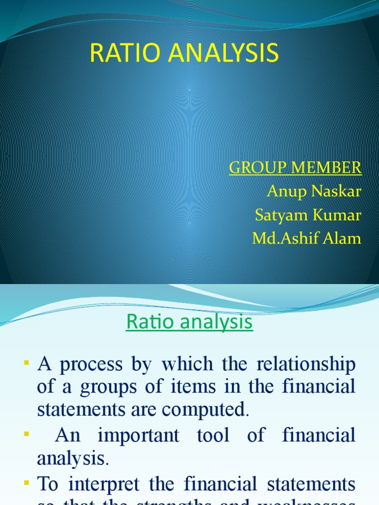 Ratio Analysis | PDF | Gross Margin | Market Liquidity