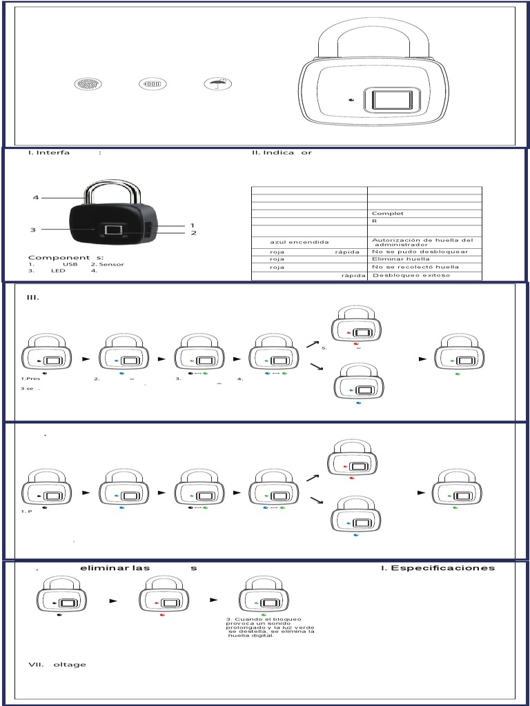 Manual - Español - Smart Lock | PDF | Science | Electrónica