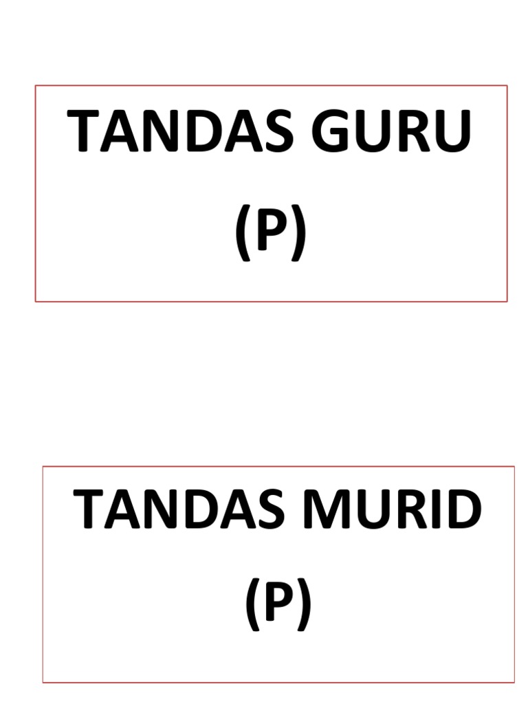 Label Tandas | PDF