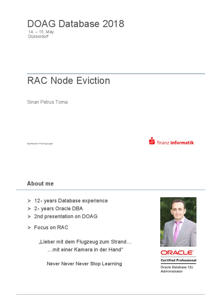 Oracle RAC Node Eviction Guide | PDF | Computer Cluster | Computer Network