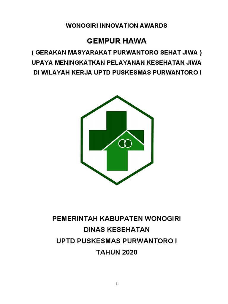 INOVASI Posyandu Sehat Jiwa | PDF
