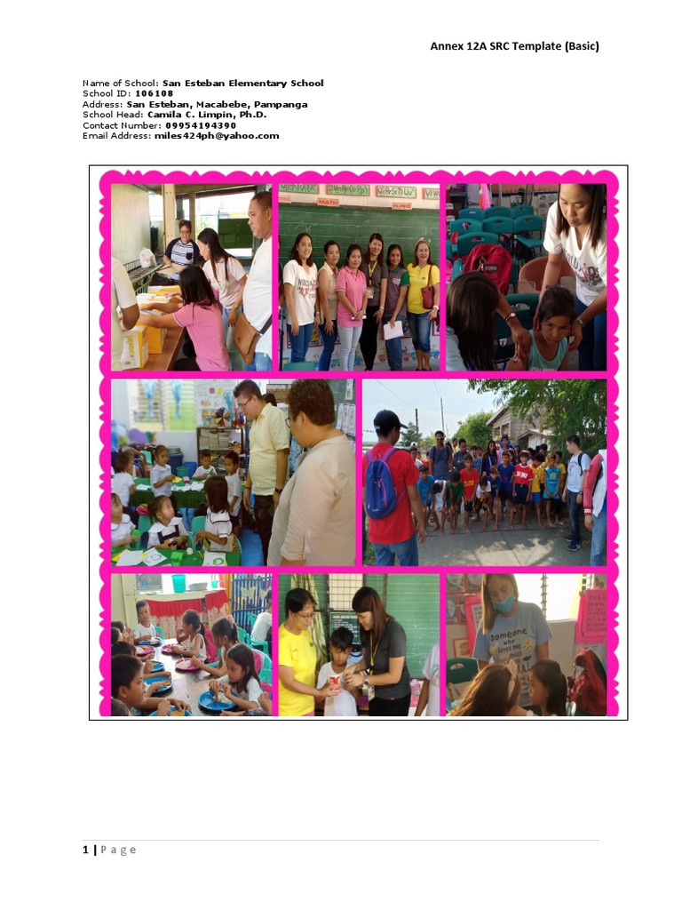 Annex 12A SRC Template (Basic) | PDF | Personal Computers