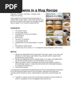Best-Ever Vanilla Mug Cake Recipe | PDF | Cakes | Fat