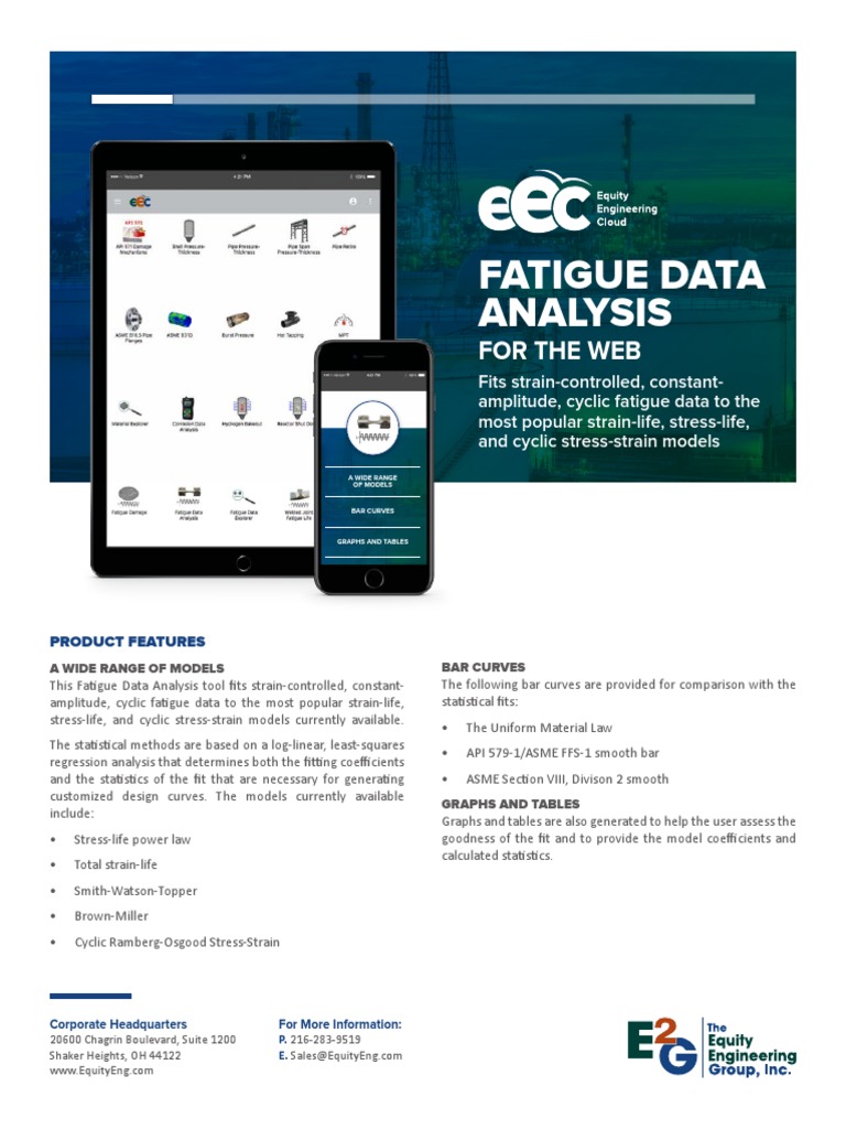 Fatigue Data Analysis: For The Web | PDF | Fatigue (Material ...