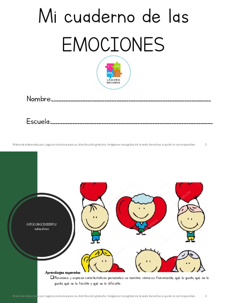 Mi Cuaderno Socioemocional | PDF | Las emociones