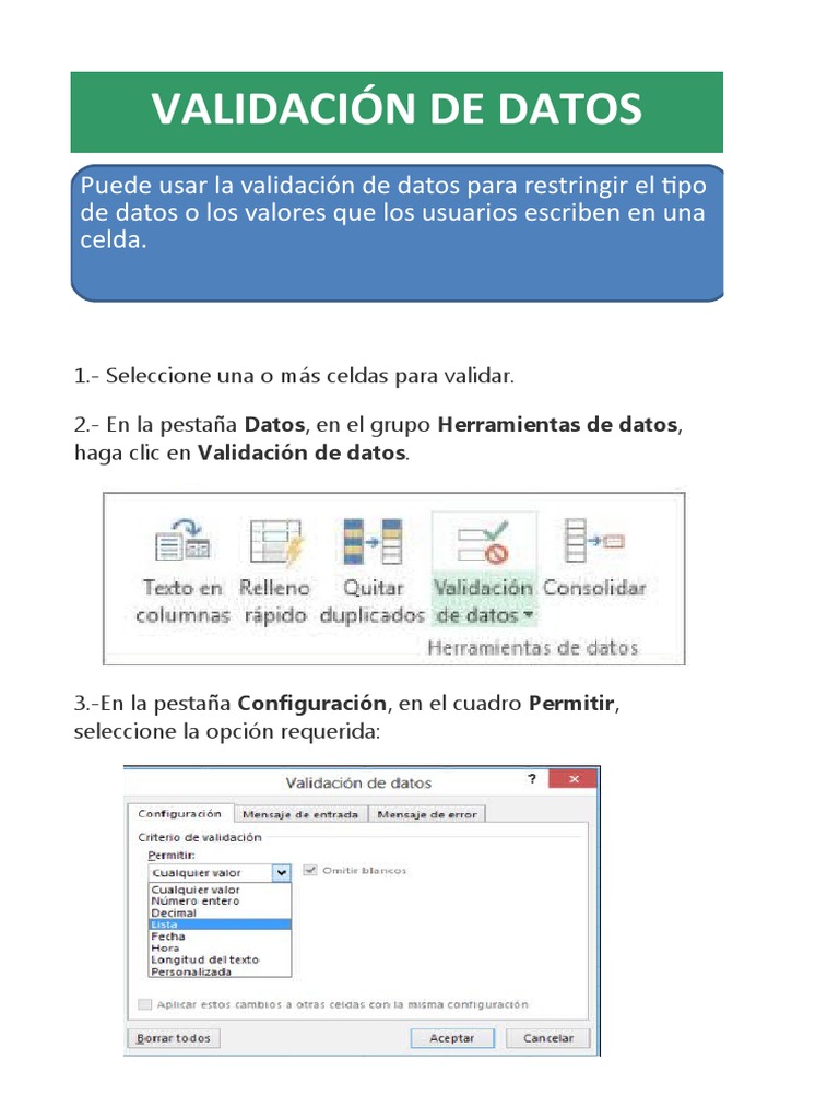 Validacion de Datos | PDF | Informática | Software