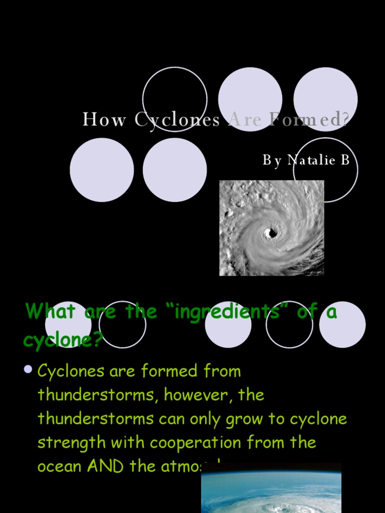 How Cyclones Form: Key Ingredients Explained | PDF | Social Science