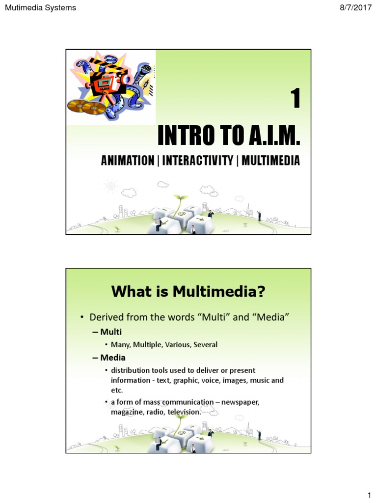 Intro To Aim Pdf Multimedia Graphics