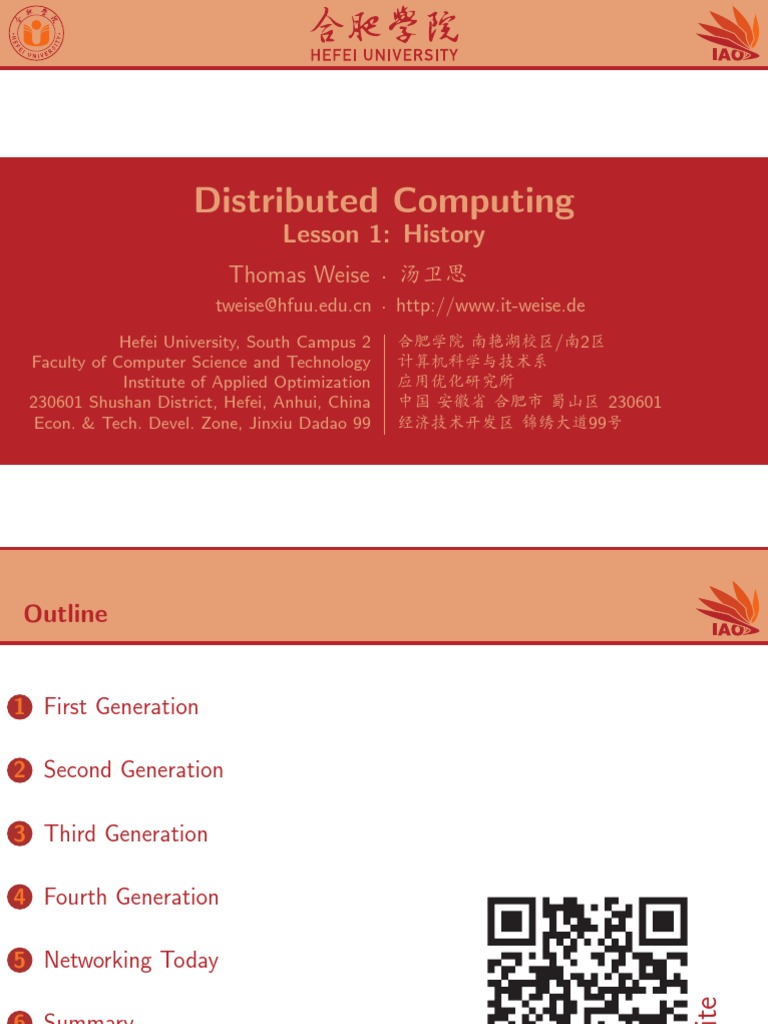 A History of Distributed Computing: From Single Computer Systems to ...