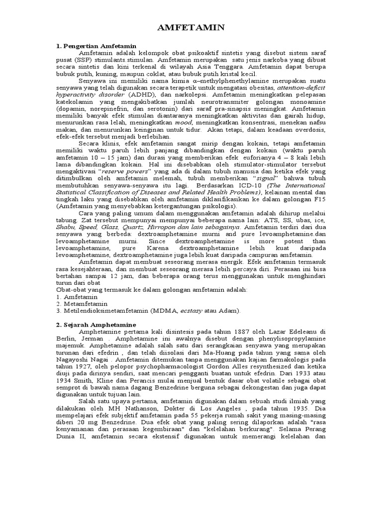AMFETAMIN | PDF