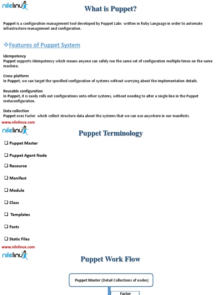 What Is Puppet?: Features of Puppet System | PDF | Art | Technology ...