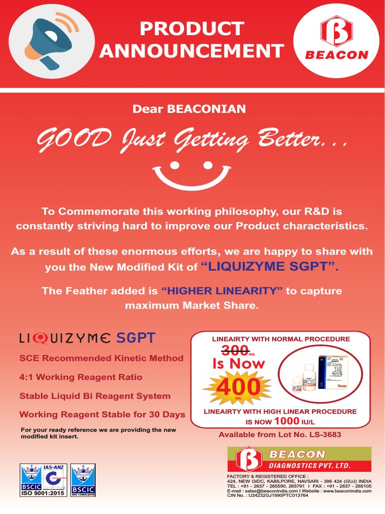 GOOD Just Getting Better... : Product Announcement | PDF