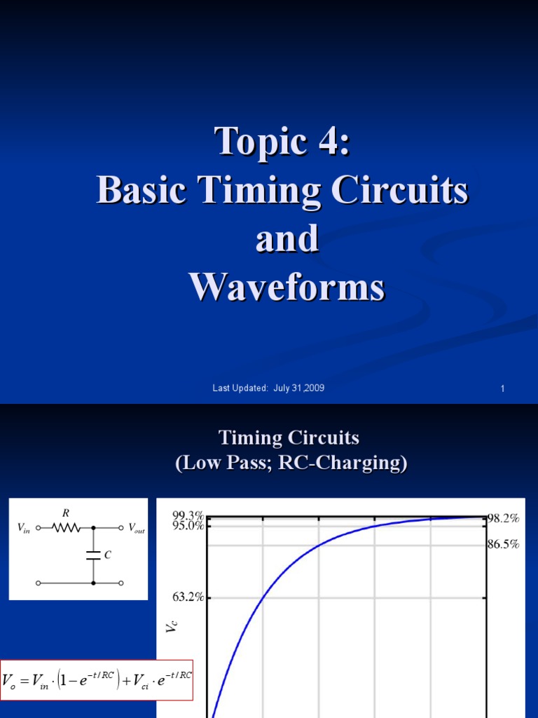 Topic 4 - Basic Timing Circuit | PDF | Electrical Engineering | Electronics